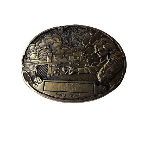 Unbranded | Accessories | Ham Radio Solid Brass Vintage Heavy 35 Belt ...